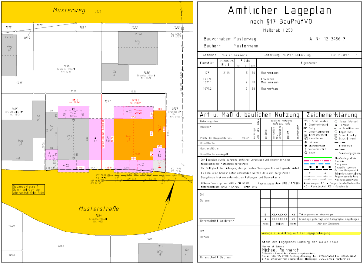 Faszinierend Amtlicher Lageplan Kosten Fotos
